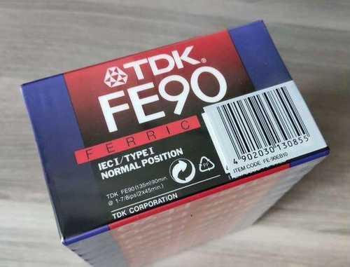 Аудиокассеты TDK FE90 10 шт. Запечатпнный блок