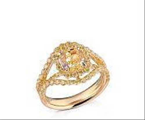 Кольцо с бриллиантом RalfDiamonds кольцо с желтыми