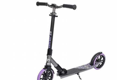 Самокат 210 мм тт comfort 210R, black/purple