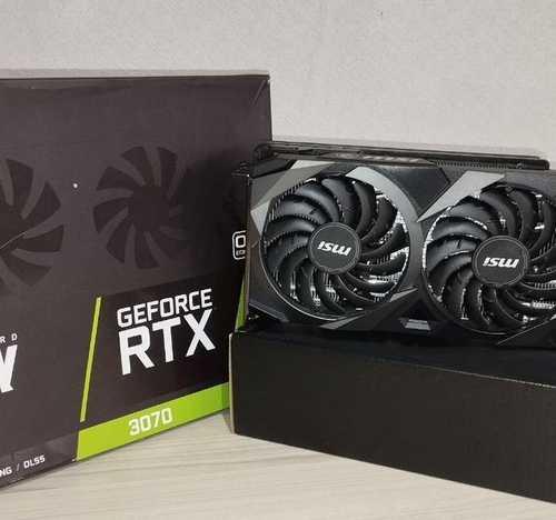 Видеокарта GeForce RTX 3070 ventus 3X 8G OC LHR