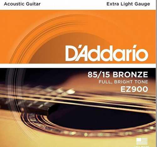Струны для акустической гитары D'Addario American