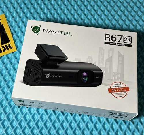 Видеорегистратор navitel R67, 2K, WI-FI