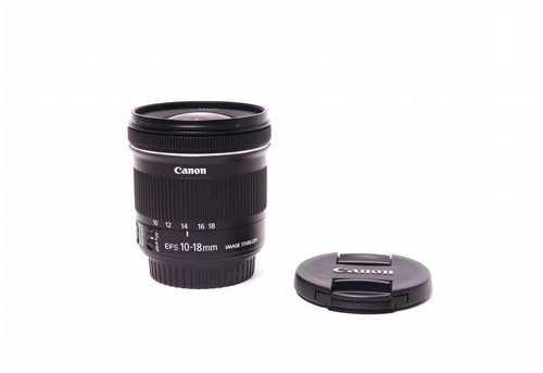 Объектив Canon EF-S 10-18 IS STM (sn1995)