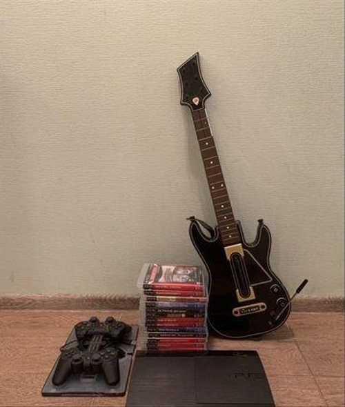 Sony PlayStation 3 Super Slim 500gb + Guitar Hero