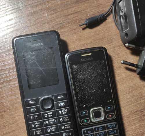 Nokia 6300, Nokia 107 на запчасти (за 2)