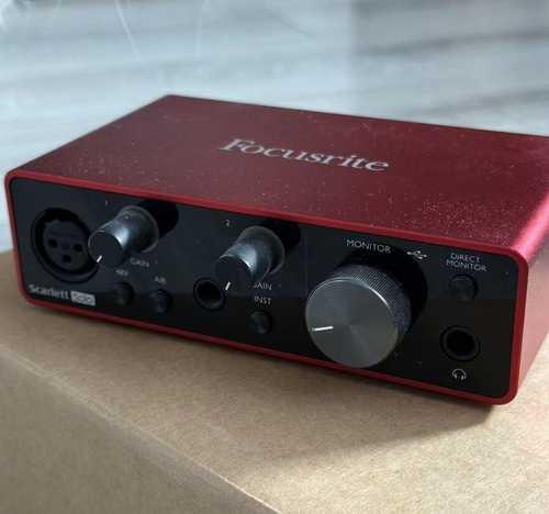 Звуковая карта focusrite scarlett solo 3rd gen