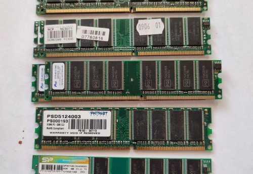 Оперативная память DDR1, DDR2, rimm