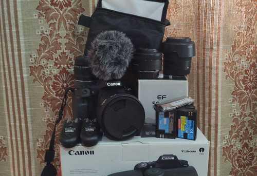 Canon 90d.4 объектива.Сумка.Монопод.5акк. и др