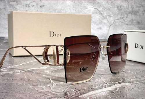 Очки Dior женские золотые