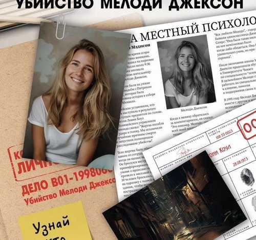 Настольная игра детектив