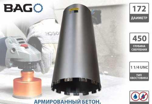 Коронка алмазная 172x450 Hilberg 1 1/4 UNC HD721