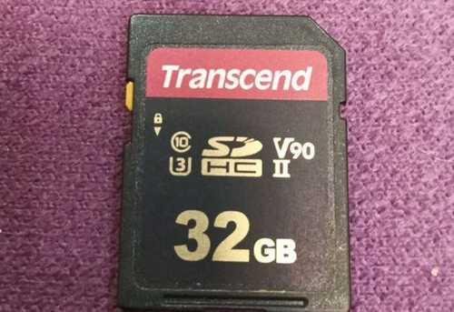 Карта памяти Transcend 32 GB sdhc