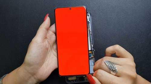 Дисплей Samsung Galaxy S20 оригинал серый