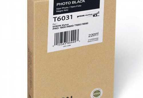 Струйный картридж Epson T6031 фото черный 139113