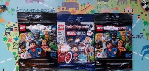 Коллекционные минифигурки Лего 71026 и 71031