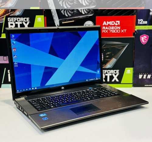 Ноутбук Dexp 17.3" / i7-2670QM / SSD 512GB