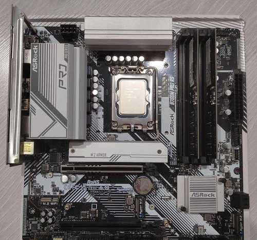 Комплект ASRock B760M+i5-12400f+32Гб DDR5