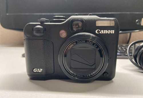 Компактный фотоаппарат canon PowerShot G12