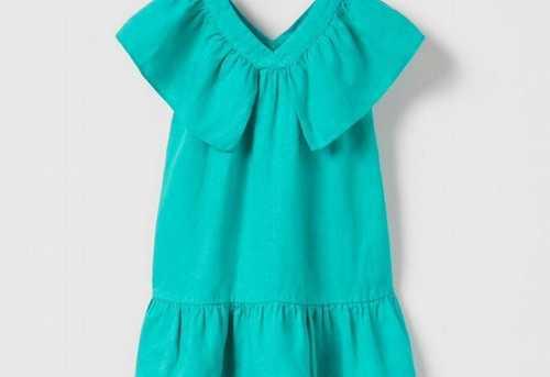 Новое льняное платье Zara kids, 98, 110