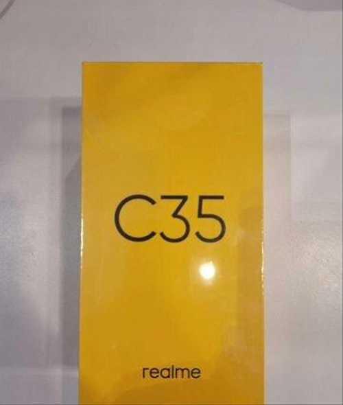 Realme C35 4/128 gb, новые, запечатанные