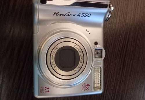 Продаю фотоаппарат Canon Power Shot A550