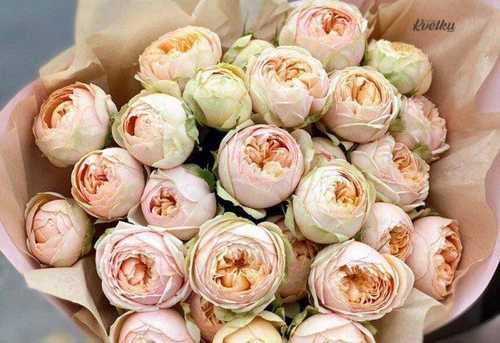 Пионовидные розы кустовые розы Эксклюзивные цветы