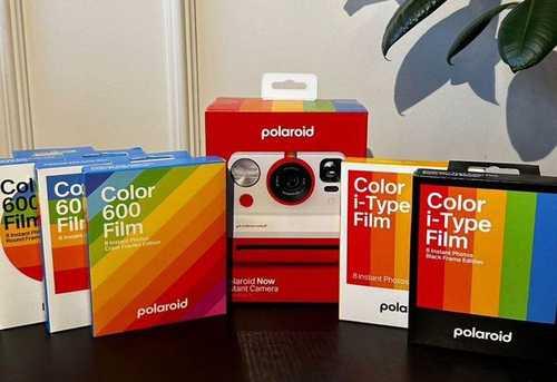 Polaroid Now generation 2 red красный фотоаппарат