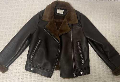 Дубленка авиатор zara 152