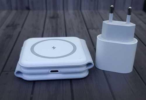 Беспроводная зарядка magsafe 3 в 1