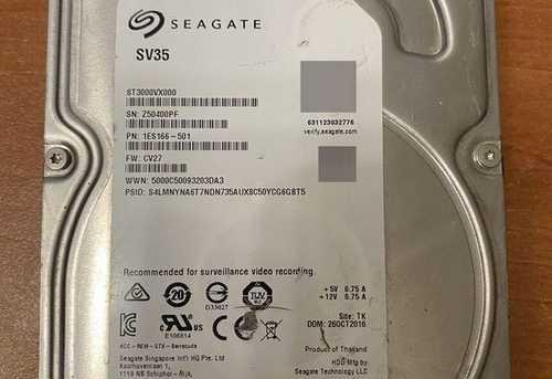 Жесткий диск seagate st3000vx000 3tb 100%