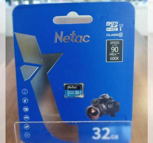 Карта памяти microsdhc UHS-I U1 netac P500 32 гб