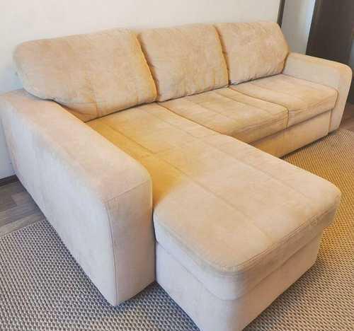 Угловой диван (с оттоманкой)