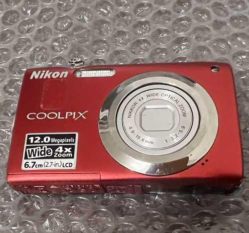 На запчасти Фотоаппарат Nikon Coolpix S3000