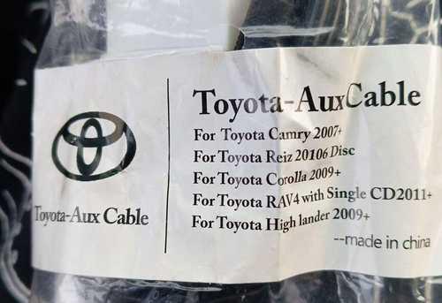 Aux кабель Toyota