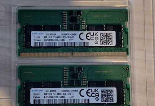 Оперативная память DDR5 sodimm 16gb (2*8gb) 4800