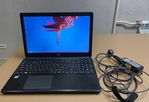 Ноутбук 15.6" Acer Aspire E1-522, 320 ГБ, E1-2500, RAM 4 ГБ, Radeon HD 8240