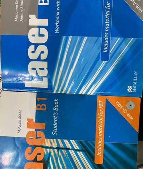 Учебник по английскому и workbook laser B1