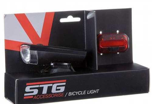Комплект фонарей велосипедных STG для велосипедa