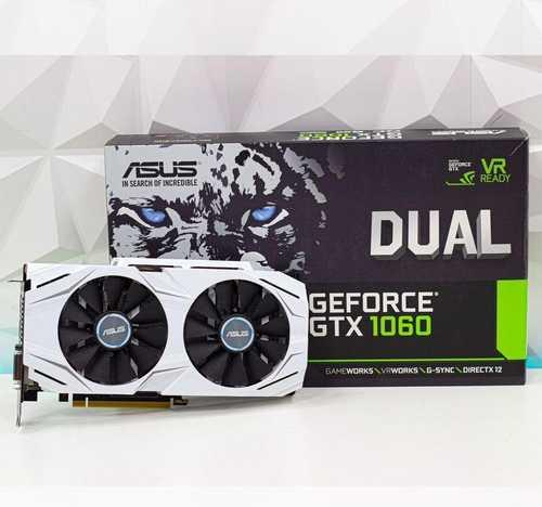 Видеокарта 6GB GTX 1060 Asus Dual