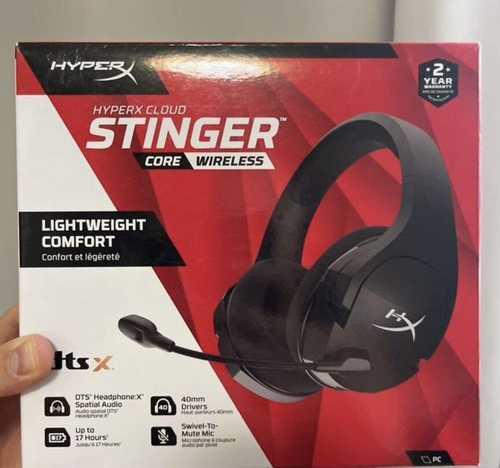 Наушники hyperx cloud stinger core wireless