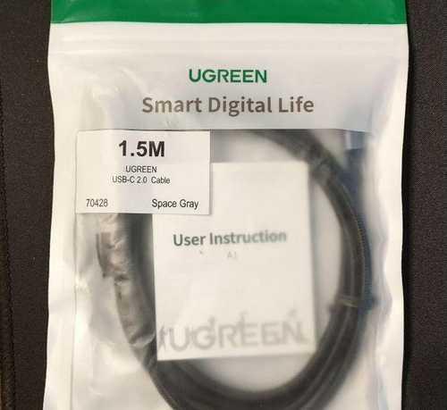 Кабель ugreen US316 (70428) USB-C to USB-C 2.0