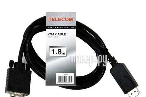 Telecom DisplayPort M to VGA M 1.8m TA669-1.8M