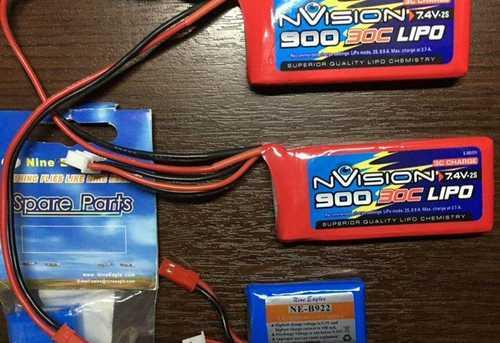 Продаю Li-Po аккумуляторы NVision900, NE-B922