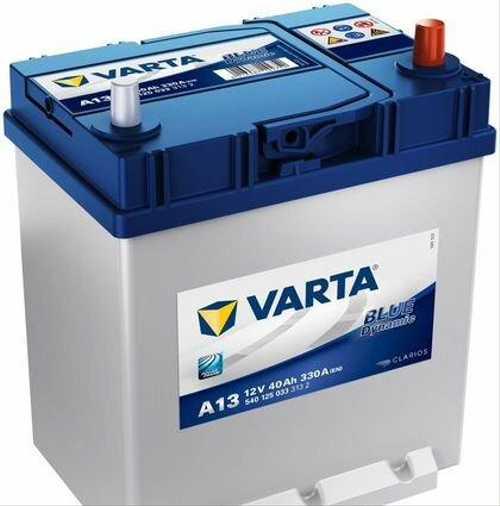 Аккумулятор 40Ач Varta Blue Dynamic A13. Гарантия