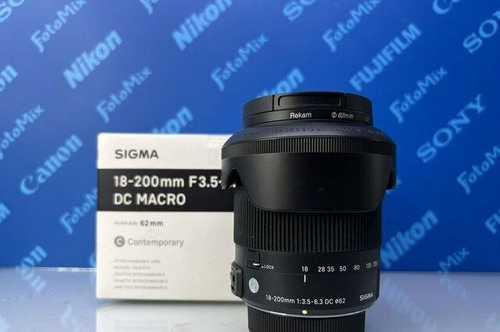 Sigma на Nikon 18-200mm f/3.5-6.3 (sn2887)