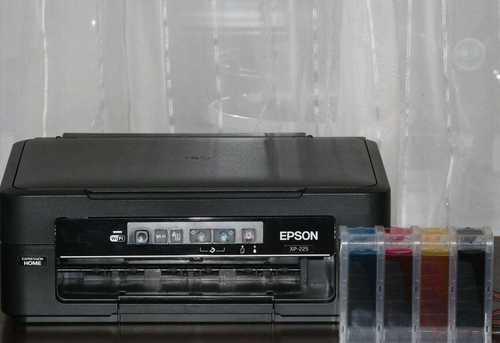 Мфу Epson XP-225 с снпч