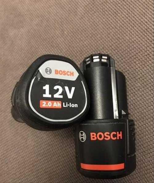 Аккумуляторы bosch 12v (gba 2.0ah)