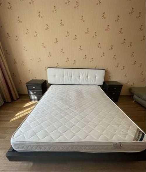 Кровать Lazurit двуспальная и матрас