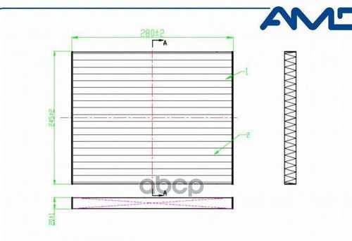 Фильтр салонный 27277-3JC1A AMD.FC815 amdfc815 AMD