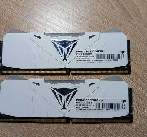 DDR4 Viper Patriot memory 16 gb